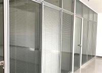 China ISO9001 Steel Frame Moveable Glass Partitions Noise Cancelling Non Load Bearing Wall for sale