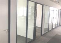 China Fire Rated Office Glass Partition Walls Commercial Furniture 80mm Thickness for sale