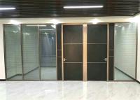 China ISO9001 Steel Frame Moveable Glass Partitions Noise Cancelling Non Load Bearing Wall for sale
