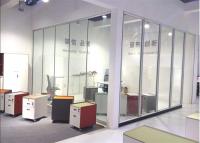 China Noise Proof Tempered Glass Wall Demountable Office Partitions for sale