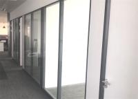 China 40mm Thickness Office Glass Partition Walls Tempered Glass Partitions for sale