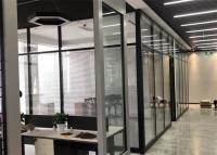 China Demountable Glass Office Partition Wall Free Standing Glass Room Dividers for sale