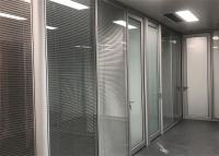 China Fire Rated Office Glass Partition Walls Commercial Furniture 80mm Thickness for sale