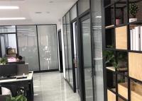 China 40mm Thickness Office Glass Partition Walls Tempered Glass Partitions for sale