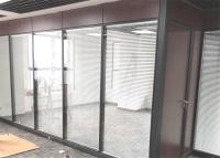 China 12mm Tempered Glass Single Glazed Partition , Full Height Glass Partition for sale