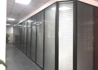 China Office Full Height Glass Partition Wall Office Fixed Partition Wall With Blinds for sale