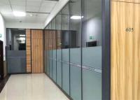 China Transparent Tempered Glass Full High Office Partition Frameless Glass Partition for sale