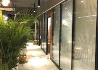 China 80mm Thickness Office Glass Partition Walls Tempered Glass Divider for sale