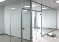 China SGS approved Aluminum Glass Partition Wall With Good Privacy for sale