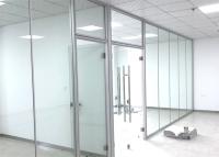 China 80mm Thickness Office Glass Partition Walls Tempered Glass Divider for sale