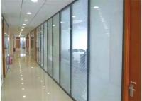 China Demountable Soundproof Glass Office Partitions , Double Glazed Glass Partitions for sale