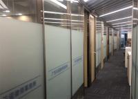 China Full Height Office Glass Partition Walls Steel Lobby Partition Design for sale
