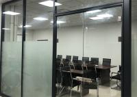 China Office Glass Partition Walls With Louver Shutter for sale