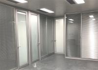China OEM Office Room Glass Partition Wall Single Glazed Glass Office Divider Walls for sale