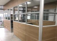 China Half Height Office Wooden Partition Walls for sale