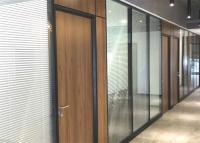 China Sound Dampening Office Wooden Partitions With Aluminum Alloy Frame for sale