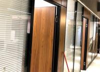 China Sound Dampening Office Wooden Partitions With Aluminum Alloy Frame for sale