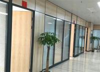 China Anodized Office Wooden Partitions Demountable Wall Systems for sale