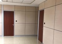 China Interior Office Wooden Partitions Full Height Partition Wall 85mm Thickness for sale