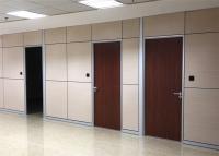 China Interior Office Wooden Partitions Full Height Partition Wall 85mm Thickness for sale