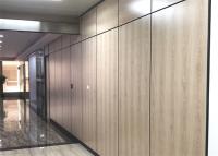 China Anodized Office Wooden Partitions Demountable Wall Systems for sale