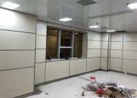 China 80mm Thickness Wood Partition Wall Office Commercial Furniture for sale