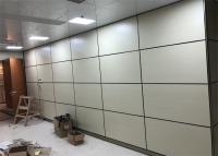 China 80mm Thickness Wood Partition Wall Office Commercial Furniture for sale