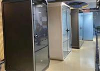 China 4 Capacity Acoustic Telephone Booth , Private Phone Booth For Office for sale