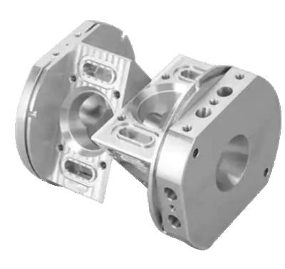 China Aluminum Alloy 5 Axis CNC Machining Parts For High Precision Robotics Components for sale