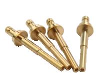 China Precision Brass Shaft CNC Turning Parts for High-Volume Electronic Equipment Production for sale