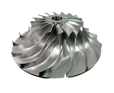 China 0.05mm 5 Axis CNC Machining Of Aluminum 6061-T6 Engine Impeller Components for sale