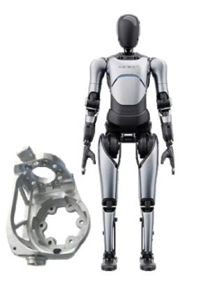 China Aluminum 6061-T6 Custom CNC Machined Robotic Components Based On Engineering Drawings for sale