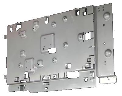 China Spray Painting Low Volume Embossed Sheet Metal Prototype For Home Appliance Development for sale