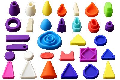 China Custom Silicone Components For Beauty Devices Soft Touch Silicone Parts Manufacturer for sale