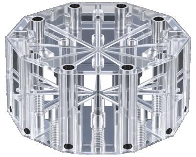 China Complex PMMA CNC Machining For High Transparency Parts for sale