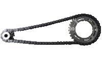 China Chain Transmission System CNC Gear Hobbing Custom Stainless Steel Sprocket Manufacturing for sale