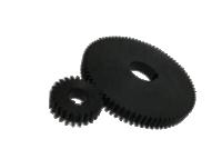China Custom POM Plastic Gears CNC Gear Hobbing For Electronic Equipment for sale