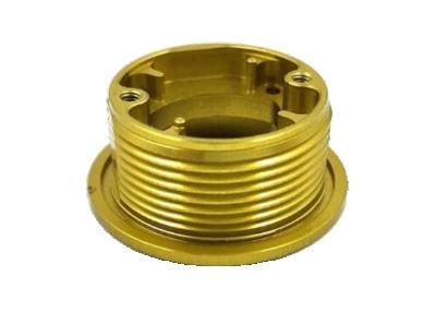 China Brass CNC Turned Parts with Secondary Milling for Musical Instrument Hardware for sale