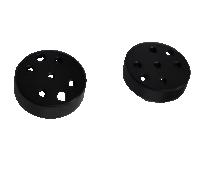 China 6061-T6 Aluminum Custom CNC Machining With Hard Coat Anodizing And PTFE Coating for sale