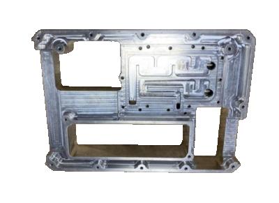China Precision Custom CNC Machining 6061-T6 Aluminum Frame Plate For Semiconductor Equipment for sale