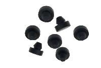 China Small Rubber Plugs Custom Silicone Compression Molding for sale