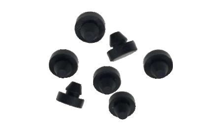 China Small Rubber Plugs Custom Silicone Compression Molding for sale