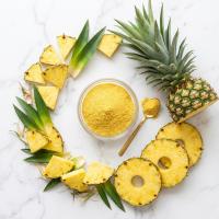 China Non GMO Pineapple Powder FVP-17  Flavor Rich Natural Fruit Concentrate for sale