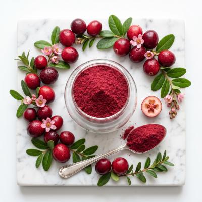 China Spray Drying Fruit And Vegetable Powder Cranberry Powder Urinary Health & Antioxidant Support for sale