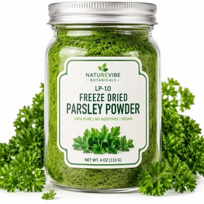 China Premium LP-10 Freeze Dried Parsley Powder Ultra Pure Lyophilized Green Superfood for sale