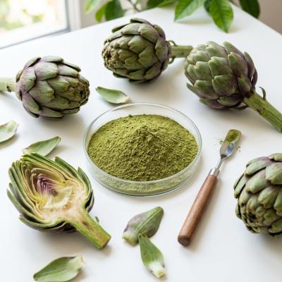 China Premium Artichoke Extract Powder (Cynara Scolymus) | Standardized 2.5%-5% Cynarin | Liver Health & Digestive Support | 100% Water Soluble for sale
