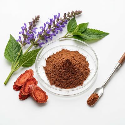 China Premium Salvia Miltiorrhiza Extract Powder | Standardized Tanshinone IIA & Salvianolic Acid B | Cardiovascular Support | HPLC Tested for sale