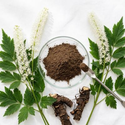 China Premium Black Cohosh Extract Powder (Actaea Racemosa) | Standardized 2.5%-8% Triterpene Glycosides | Menopause Support | HPLC Verified for sale
