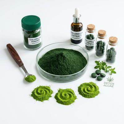 China Premium Chlorella Powder | Broken Cell Wall | 50%-60% Protein | Standardized Chlorophyll & CGF | Natural Detox Superfood | Non-GMO for sale