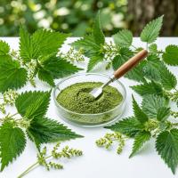 China Premium Nettle Leaf Extract Powder (Urtica Dioica) | Standardized 1% Silica | Beta-Sitosterol | Prostate & Hair Support | HPLC Verified for sale